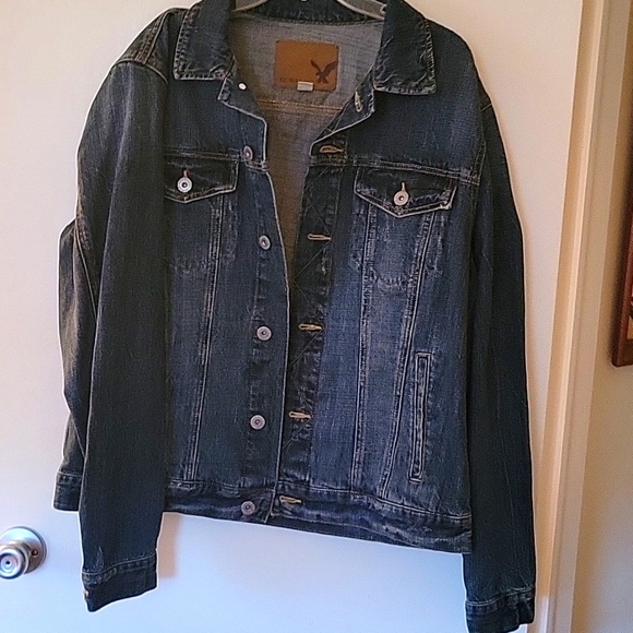 American Eagle Jean Jacket Mens